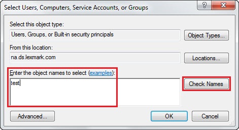 Setting up a password-protected file share for the Scan to Network Folder
